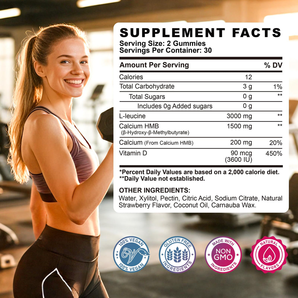 L-Leucine gummies for enhanced athletic performance