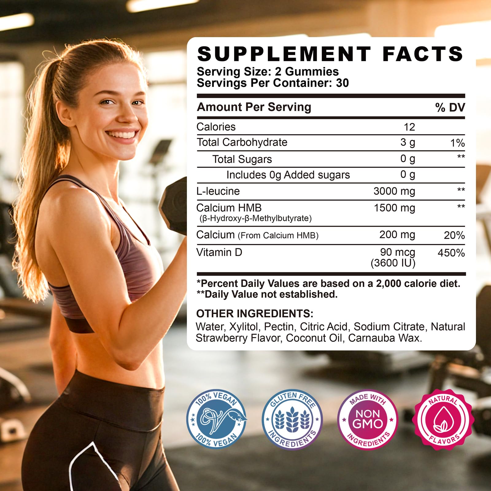 L-Leucine gummies for enhanced athletic performance