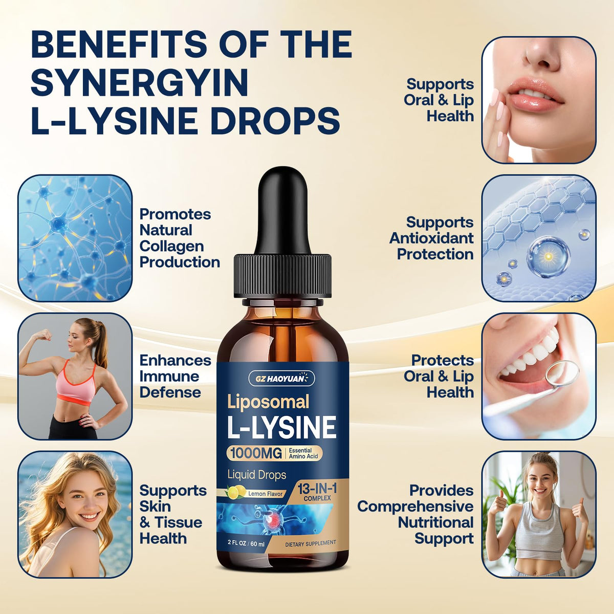 L-Lysine 1000 mg for cold sore relief