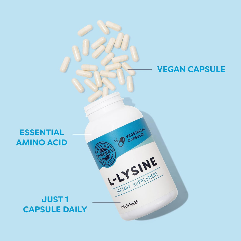L-Lysine 270 capsules for daily wellness