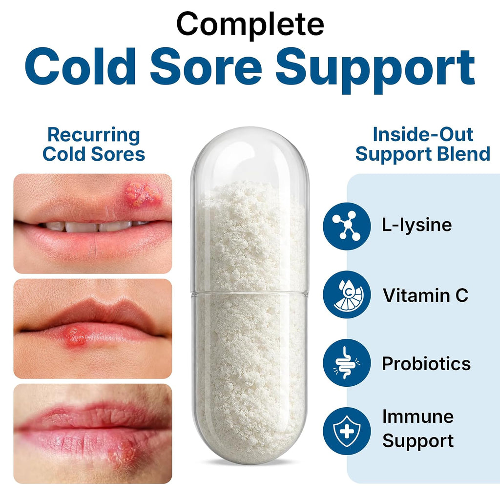 L-Lysine 500 mg capsules for immune support