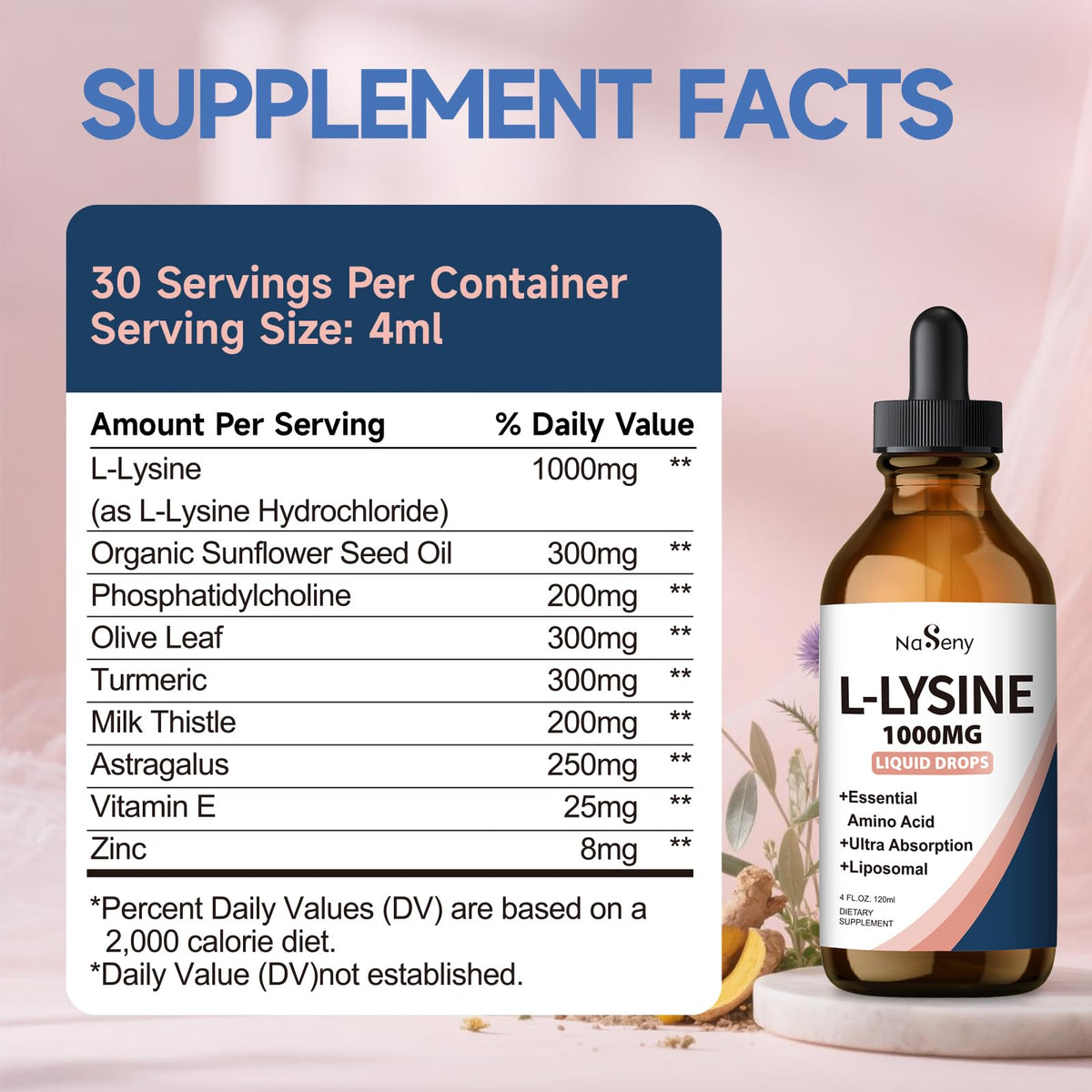 l-lysine drops for daily health support