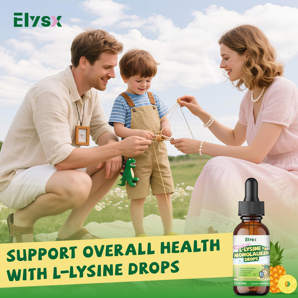 l-lysine drops for overall vitality