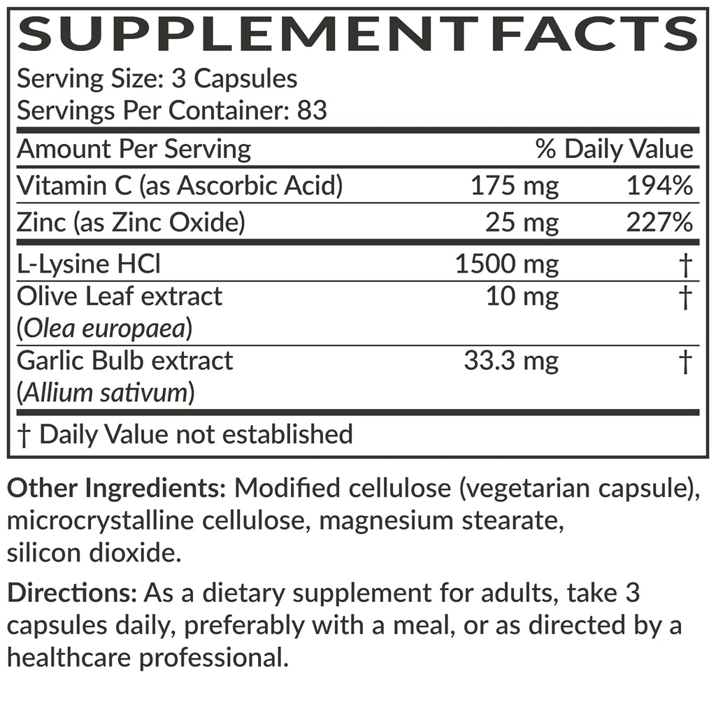 L-Lysine for better nutrient absorption