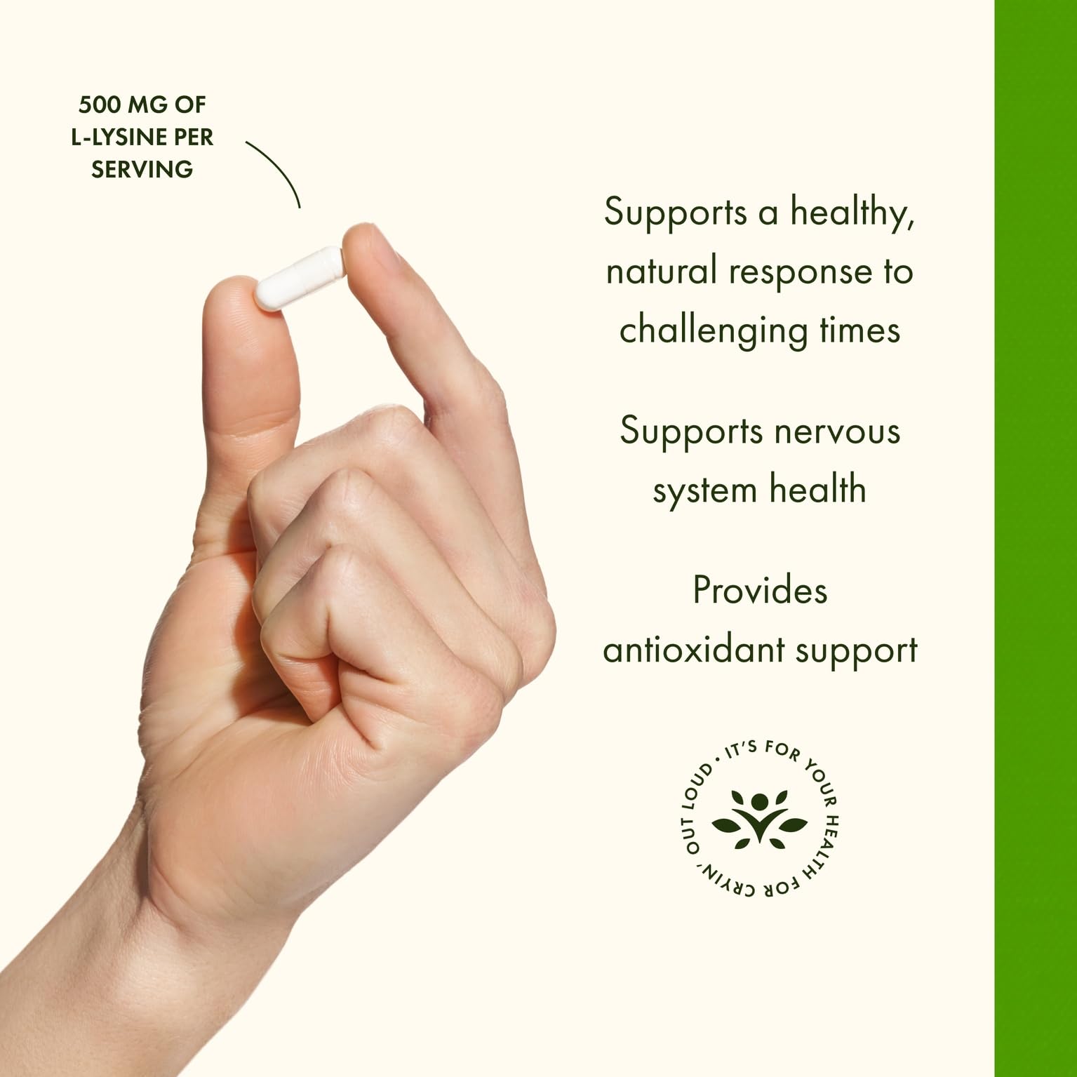 L-Lysine for cold sores relief