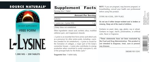 l-lysine for cold sores treatment