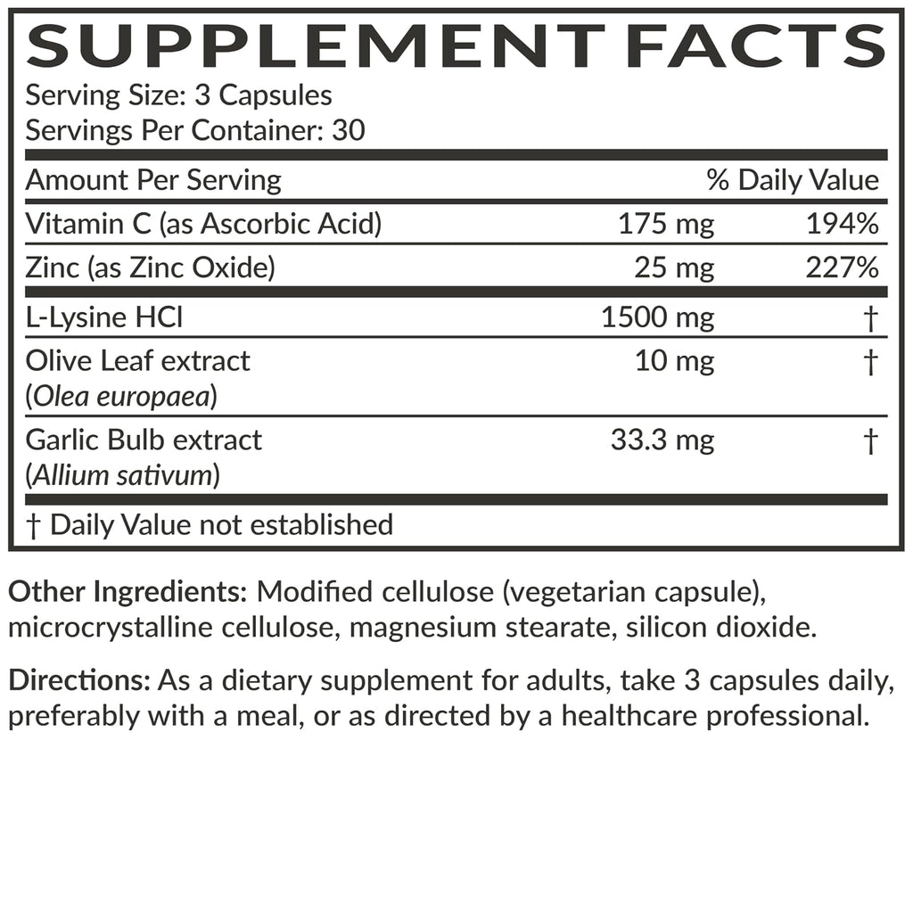 L-Lysine for overall health boost