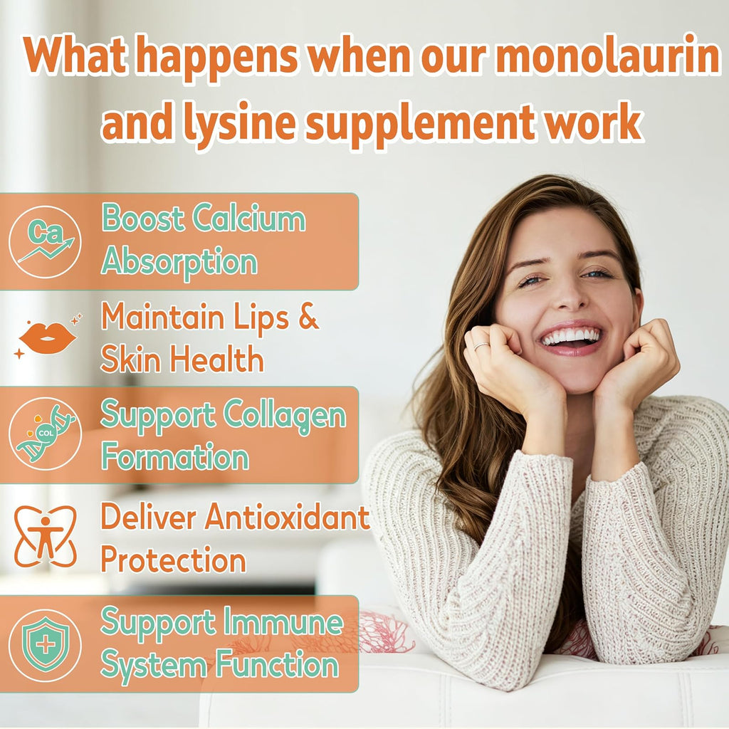 L-Lysine gummies for cold sore prevention