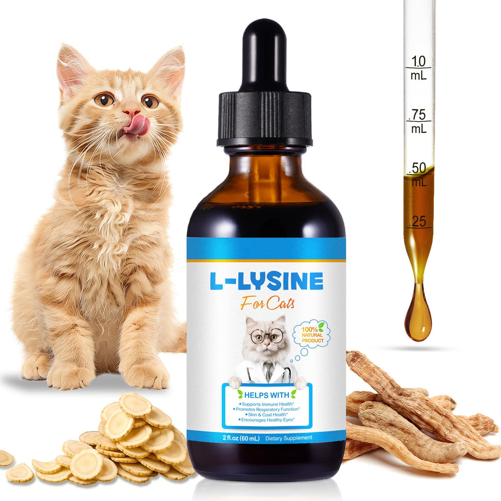 L-Lysine liquid drops for cats