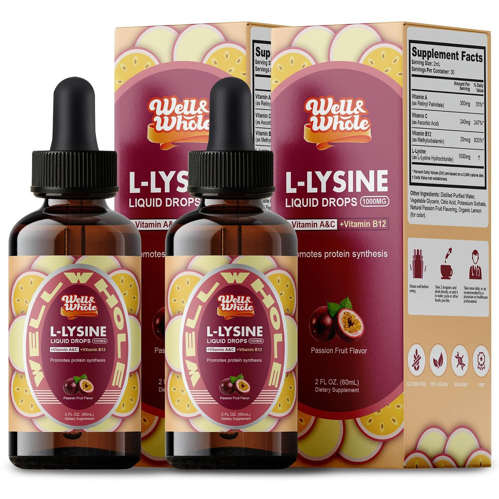 l-lysine liquid drops for immune support