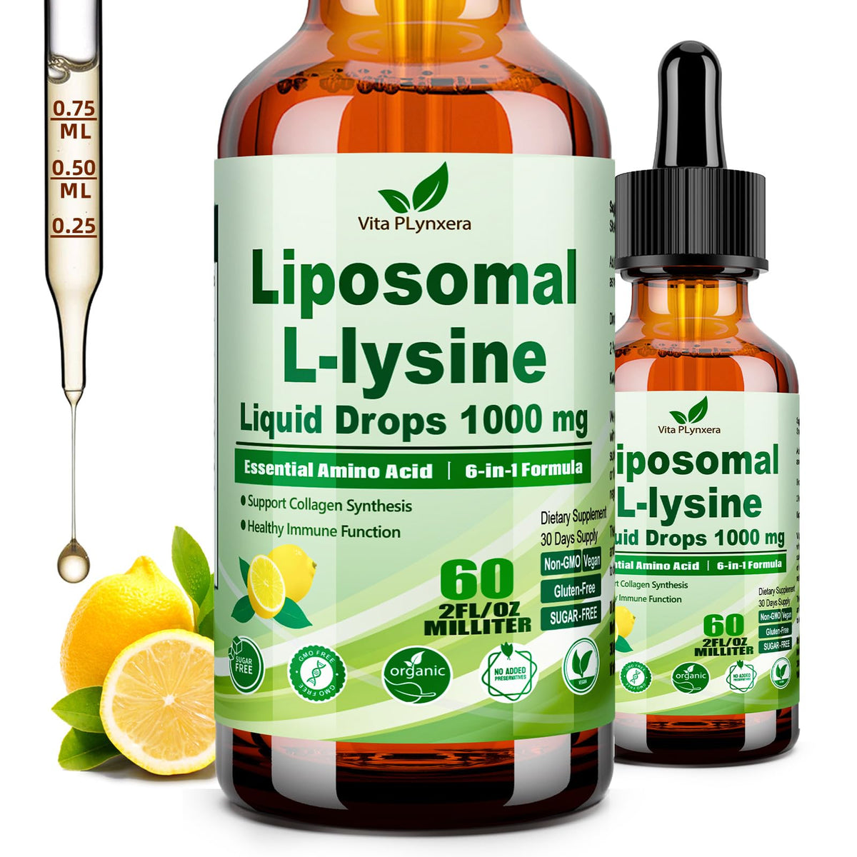 L-Lysine liquid drops for immunity