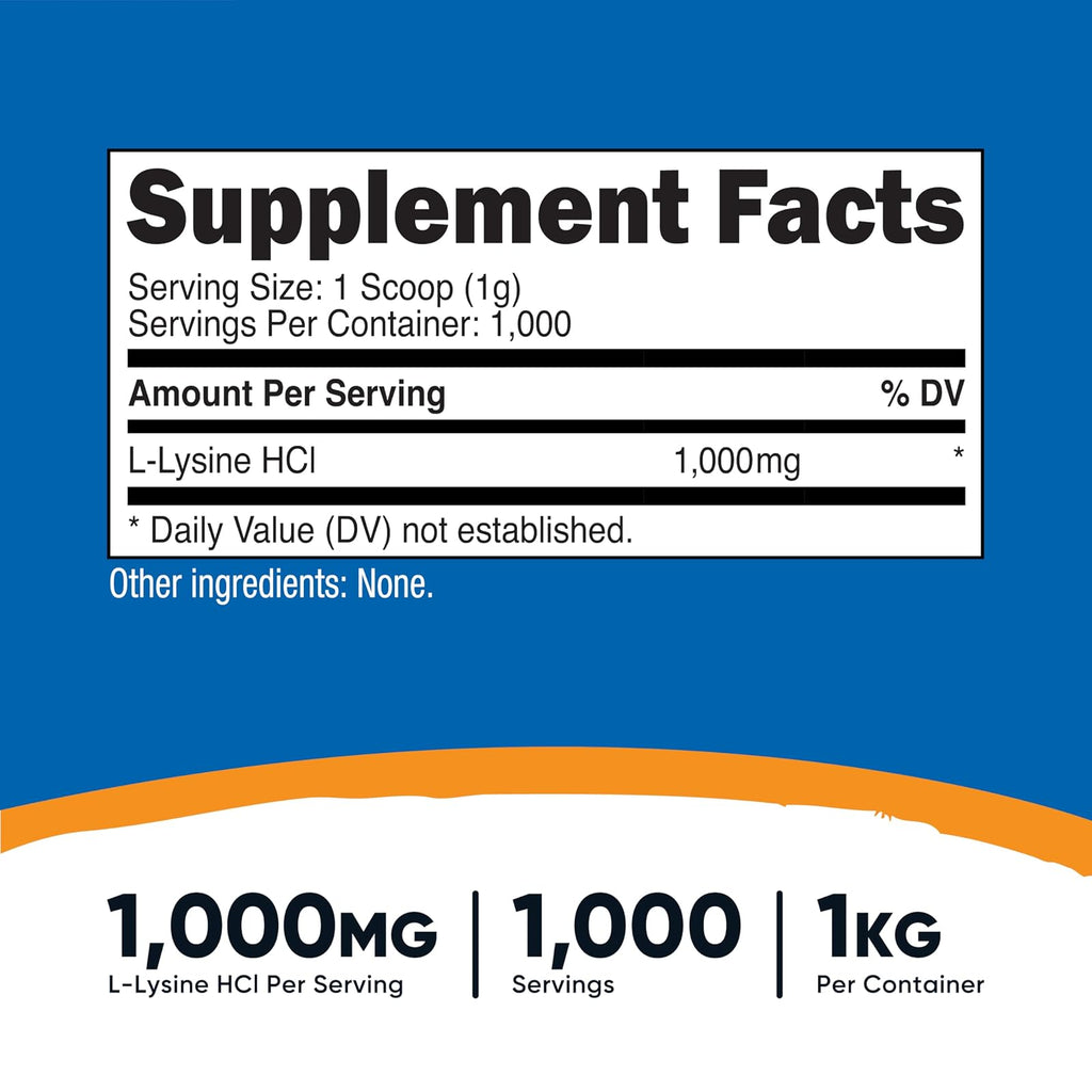 l-lysine powder for cold sores