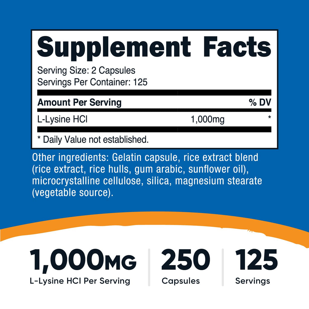 l-lysine powder for immune support