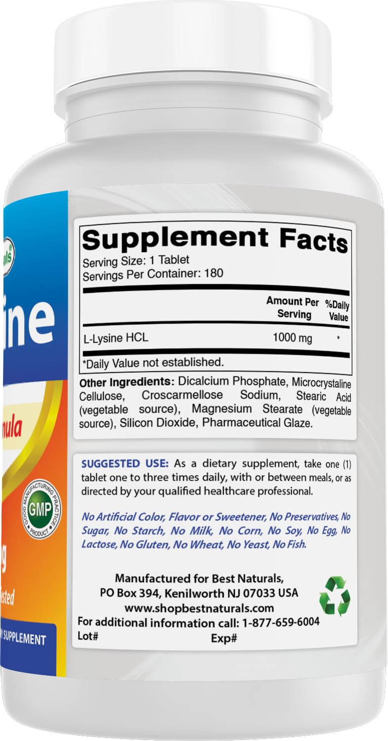 l-lysine side effects and precautions