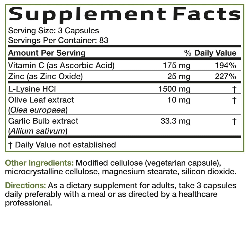 l-lysine side effects and safety