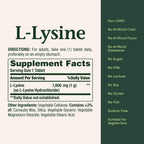 l-lysine supplement for cold sore relief
