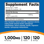 l-lysine supplement for cold sore relief