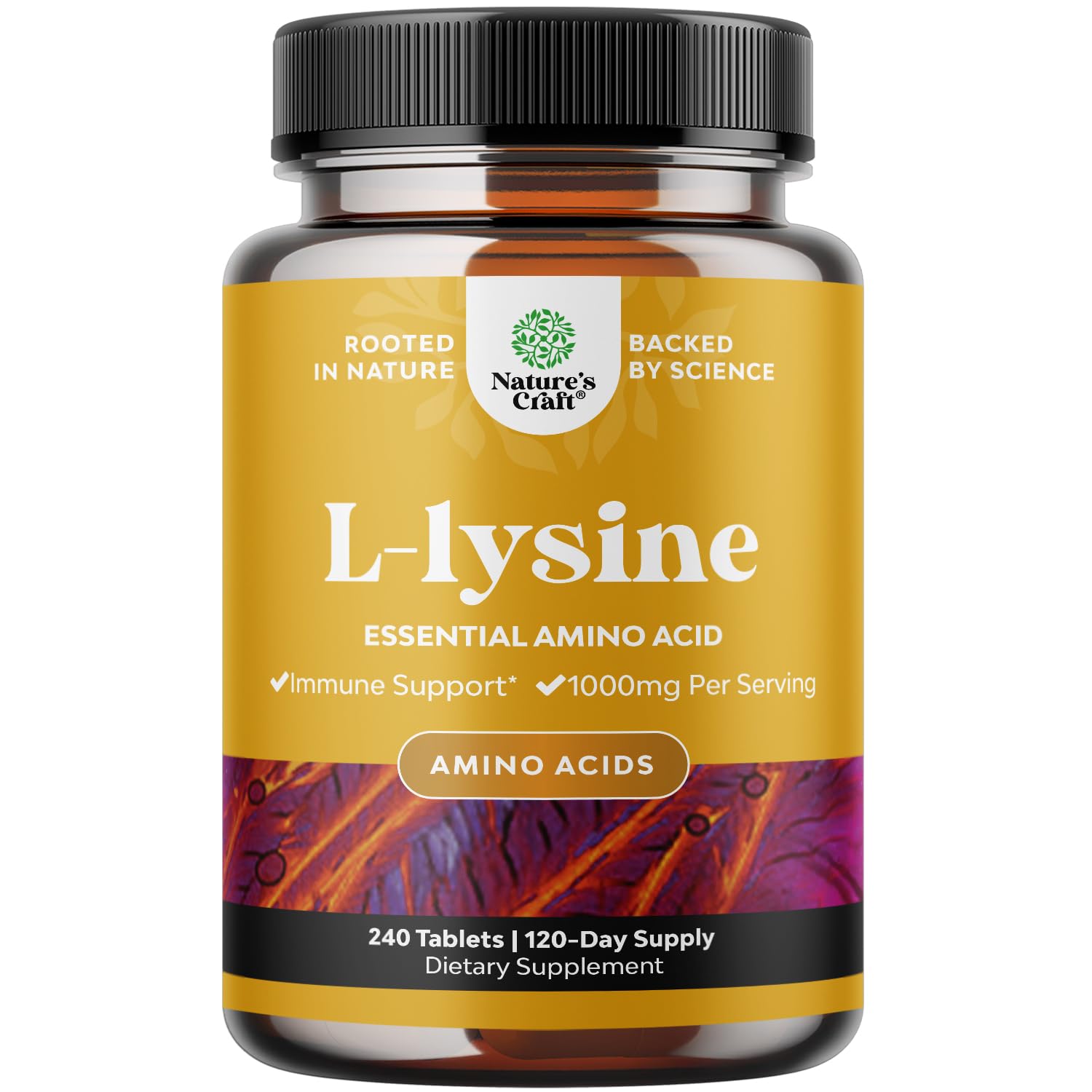l-lysine supplement for immune support