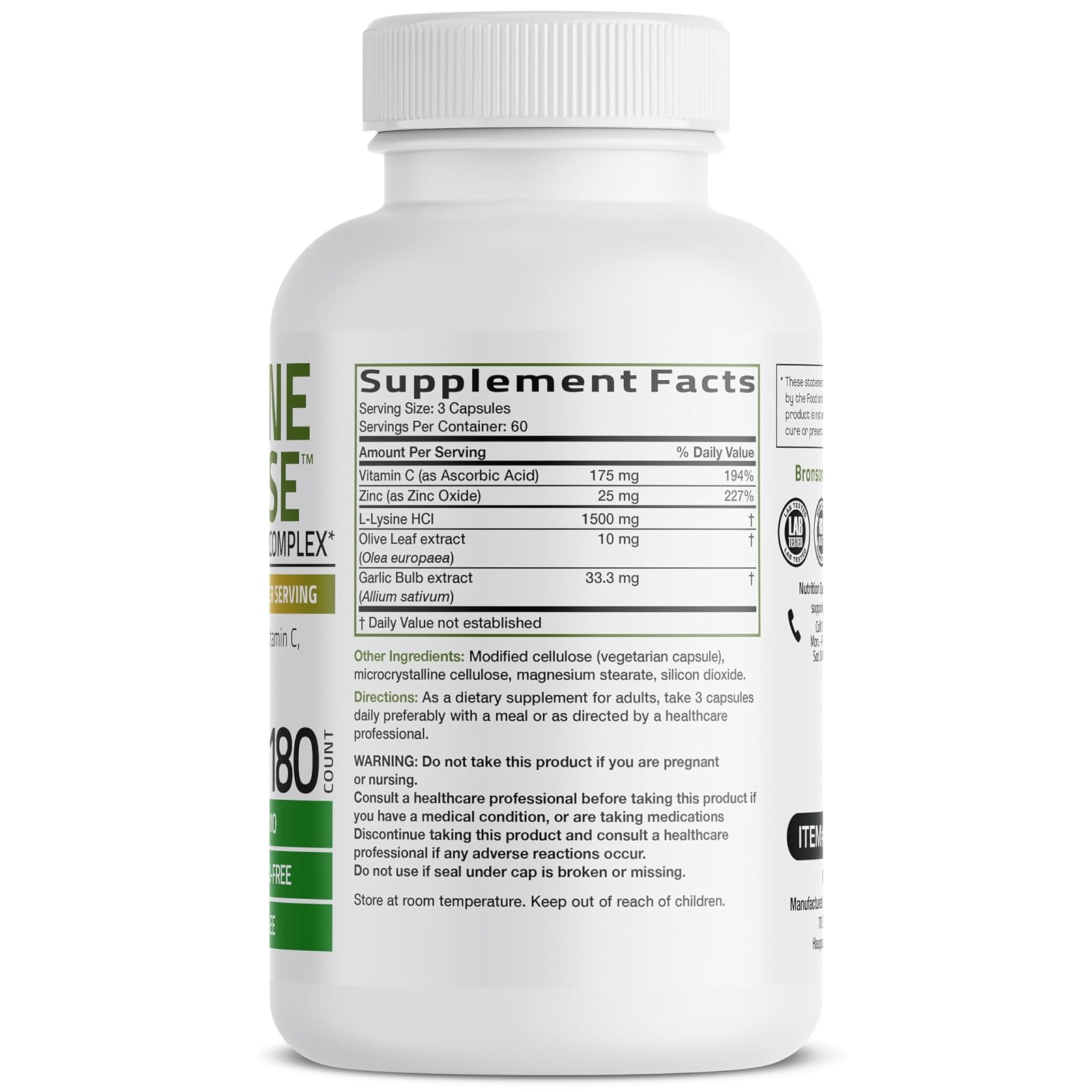 L-Lysine supplement for immune support