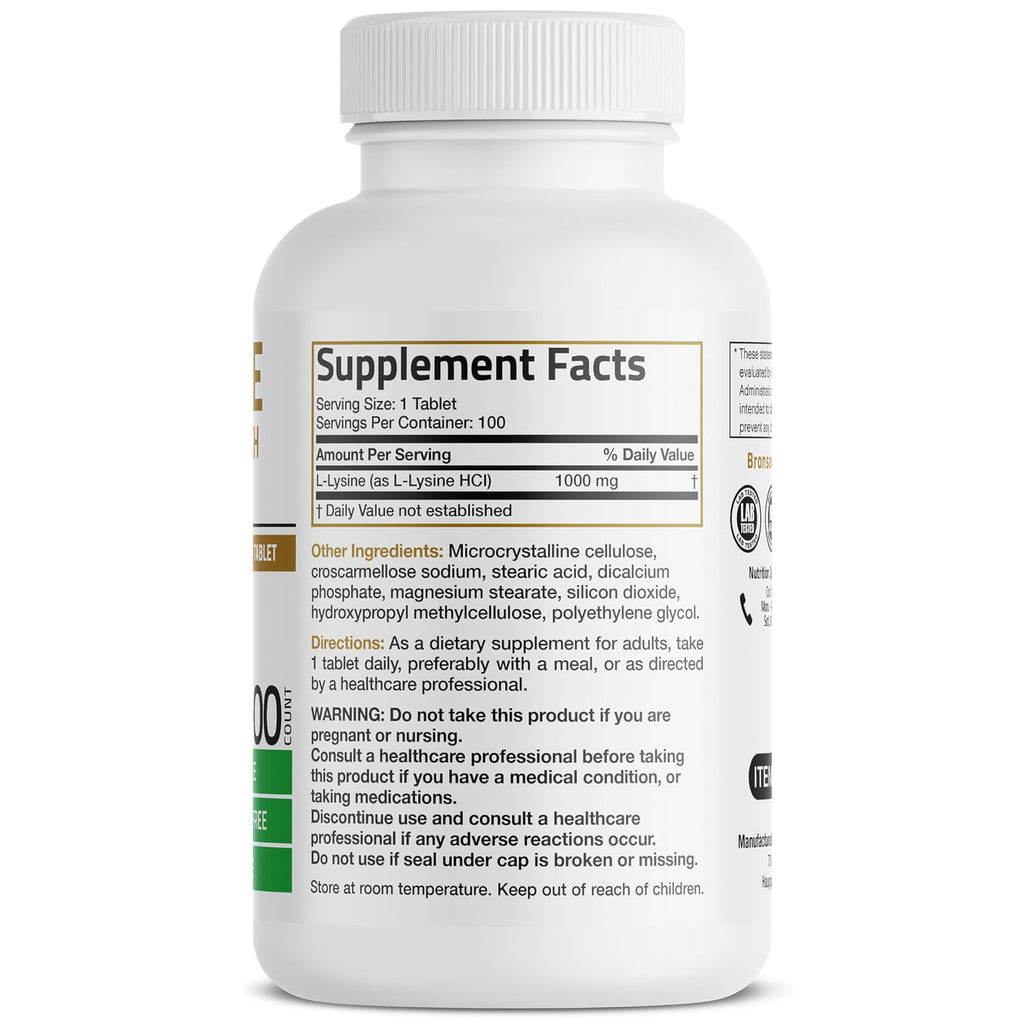 L-Lysine supplement for immune support