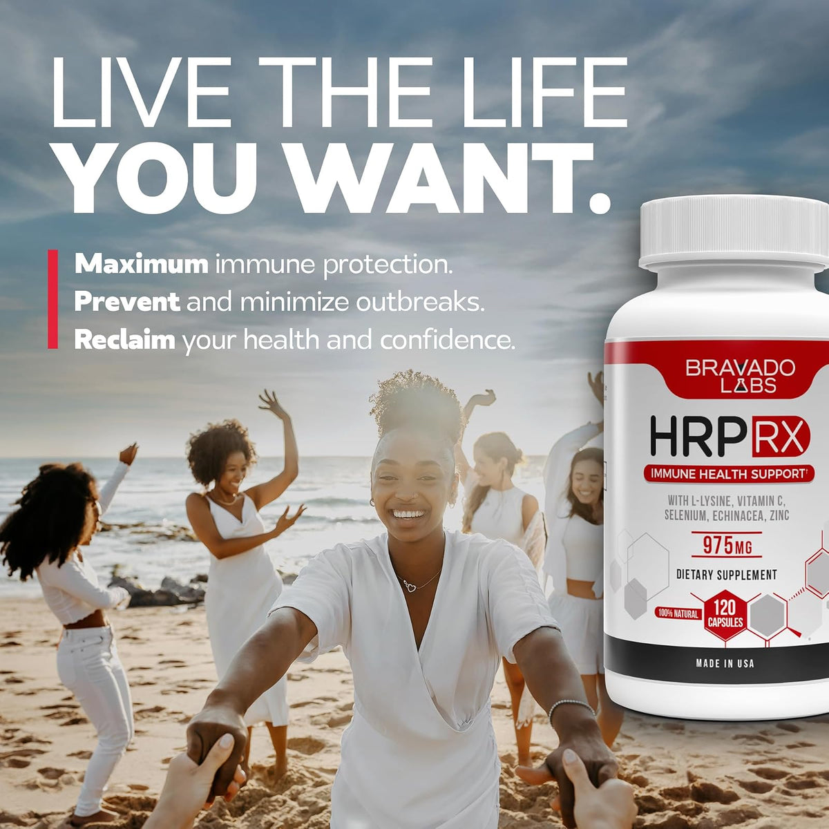 l-lysine supplement for immune support