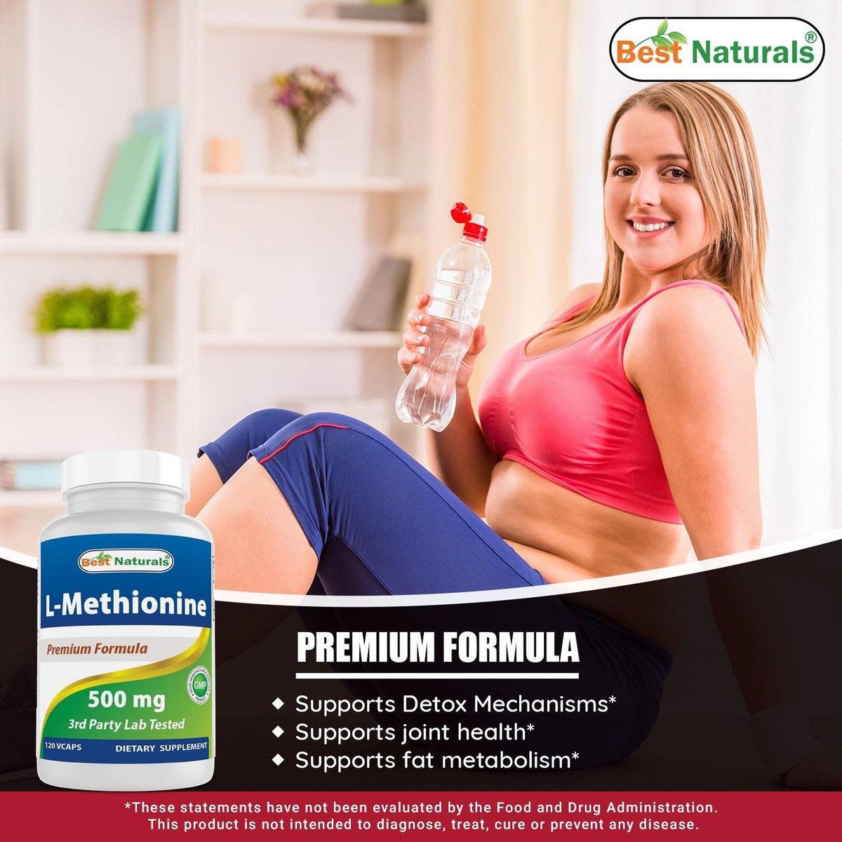 L-Methionine capsules for improved metabolism