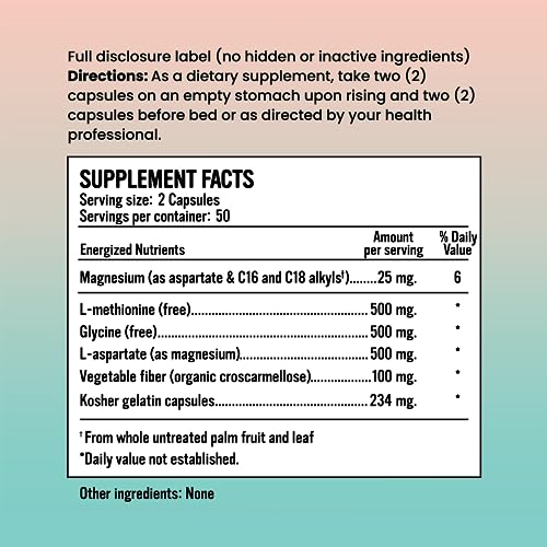 L-Methionine Glycine magnesium benefits