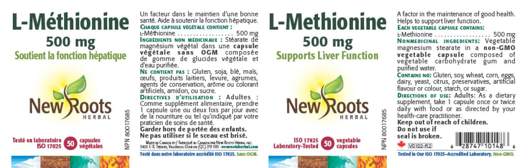 L-Methionine supports detoxification process