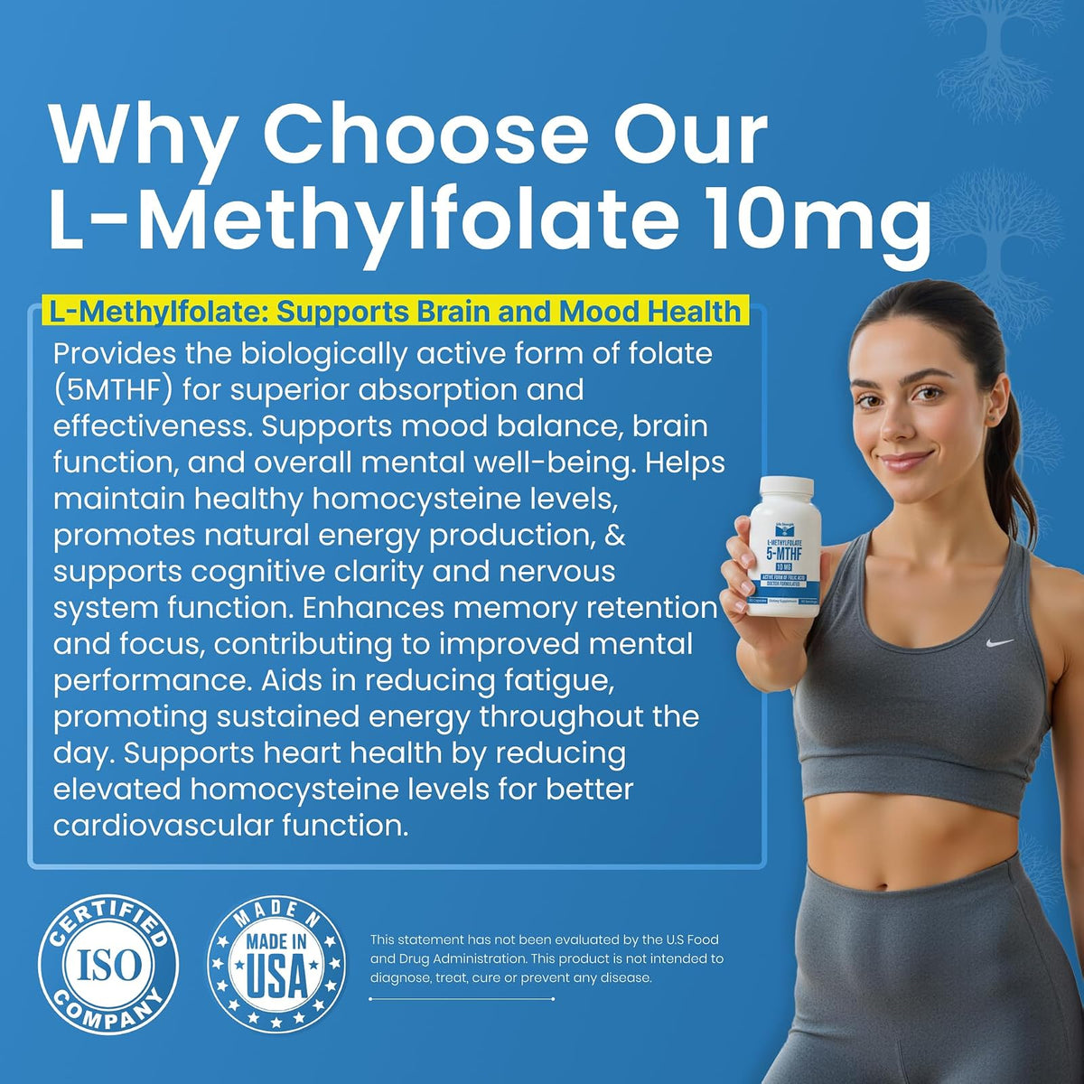 L Methylfolate 10 mg for prenatal health
