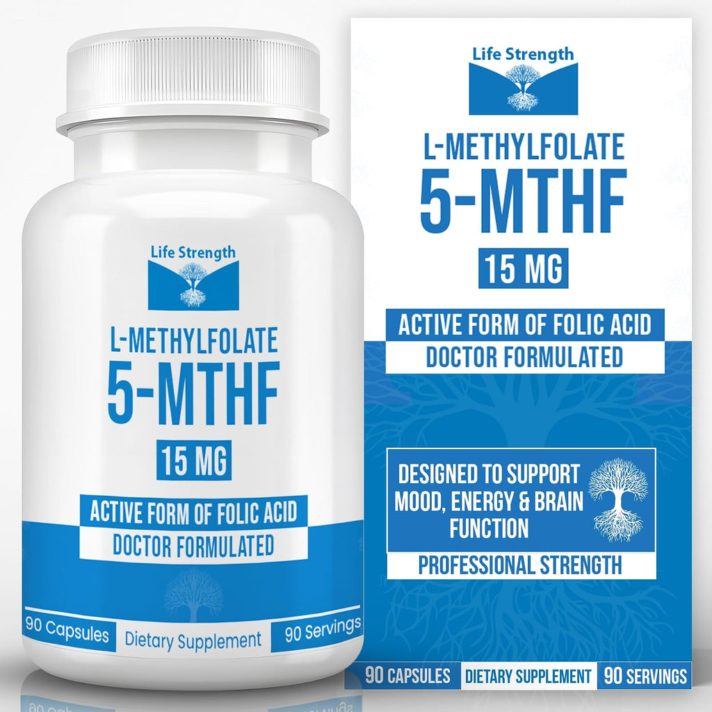 L-Methylfolate 15 mg capsules for energy