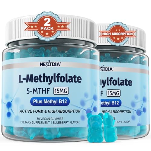 L-Methylfolate 15 mg gummies for energy