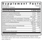L-Methylfolate enriched vitamin B complex