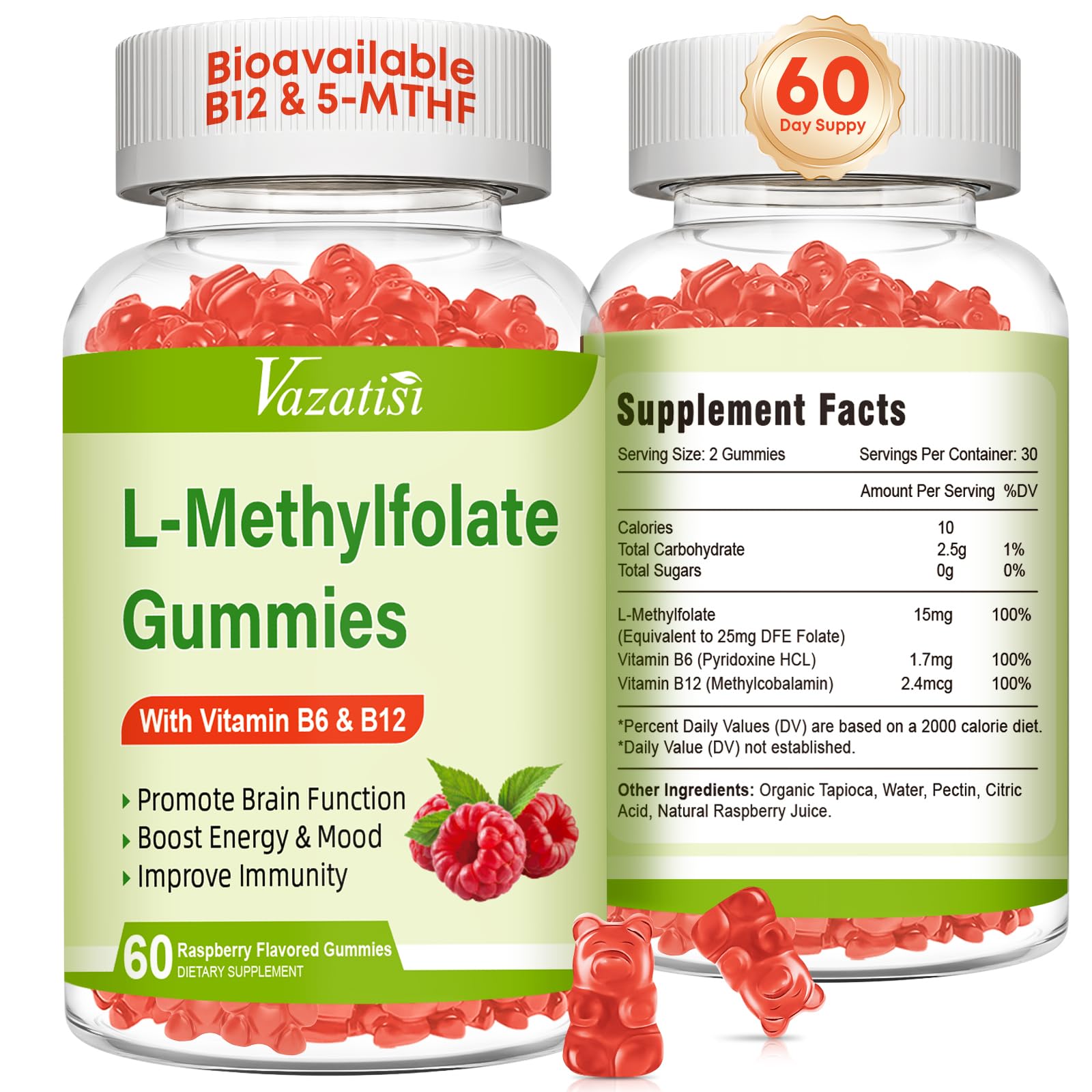 L-Methylfolate gummies for energy support