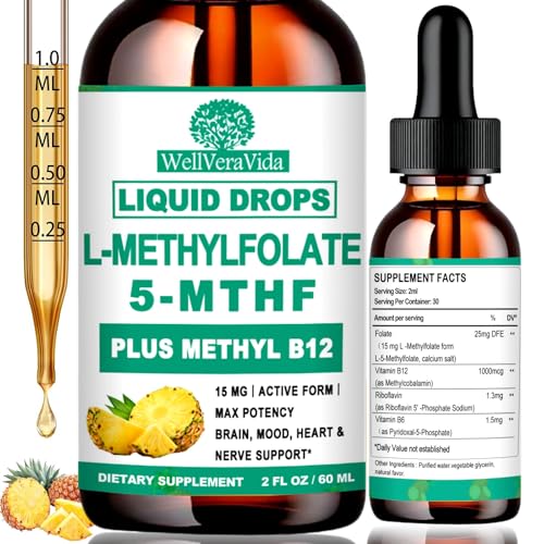 L Methylfolate liquid drops for energy