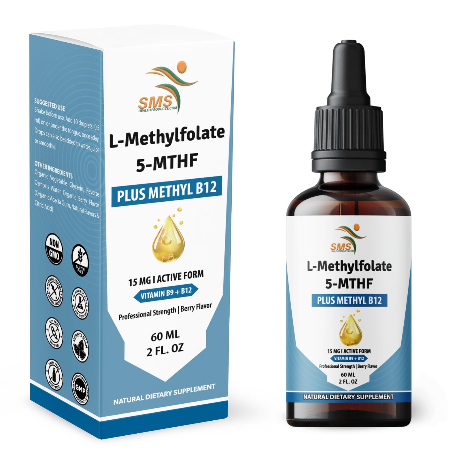 L-Methylfolate liquid drops for energy