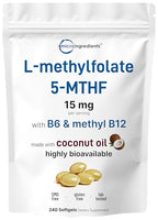 L Methylfolate softgels for energy