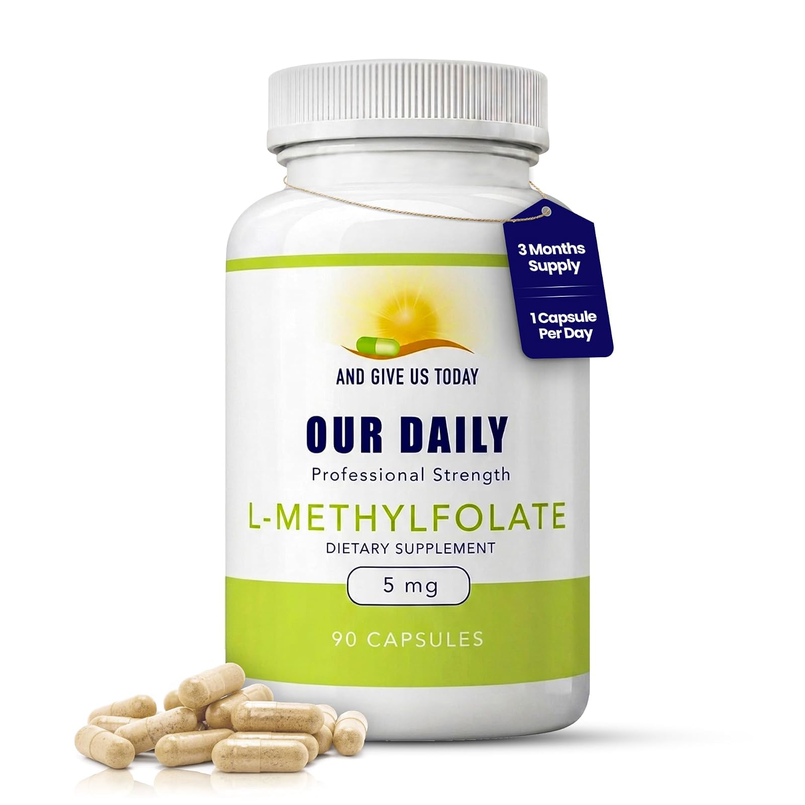 L Methylfolate vitamin B complex supplement