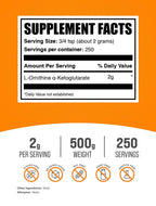 L-Ornithine Alpha-Ketoglutarate for energy boost