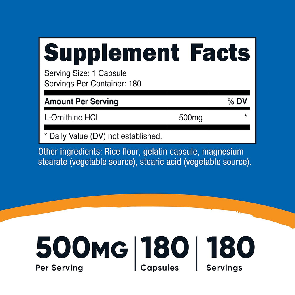 L-Ornithine for enhanced athletic performance