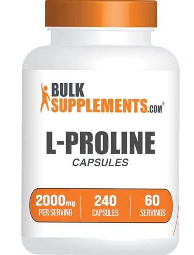 L-Proline 2000 mg capsules for muscle support