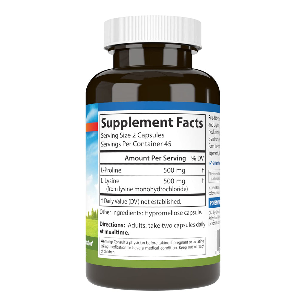L-Proline and L-Lysine benefits