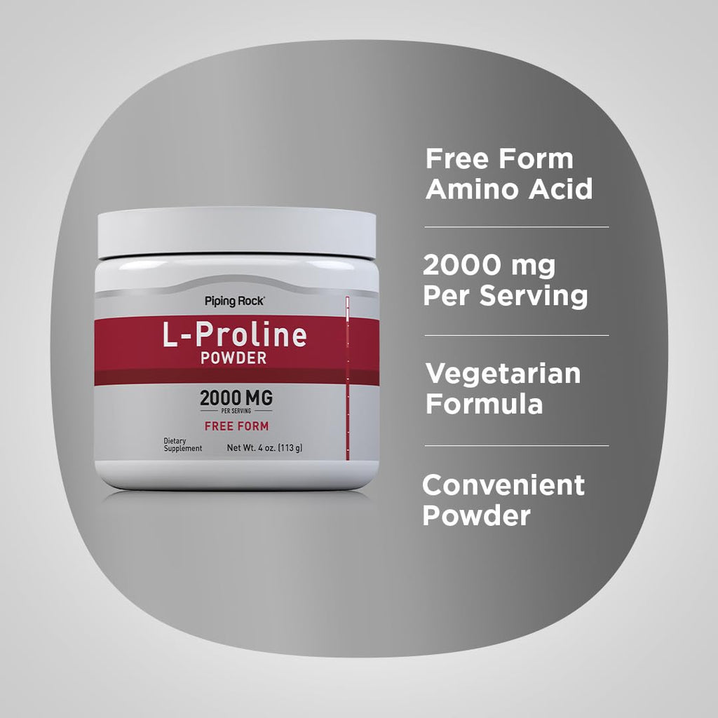 L-Proline powder for muscle support