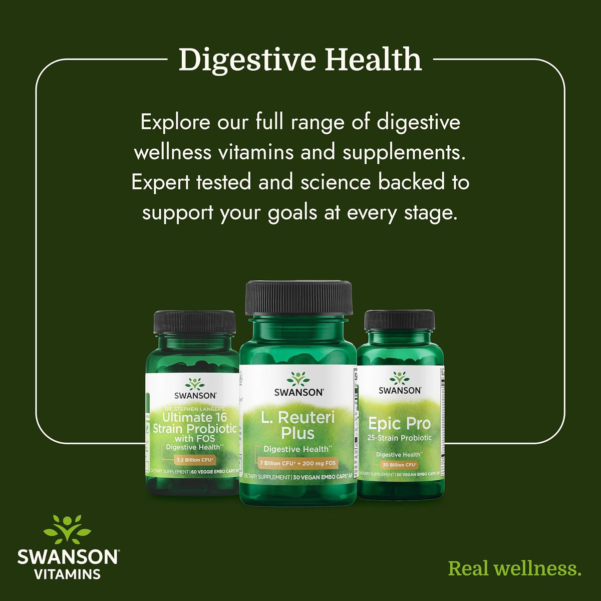 L. Reuteri probiotics for daily wellness