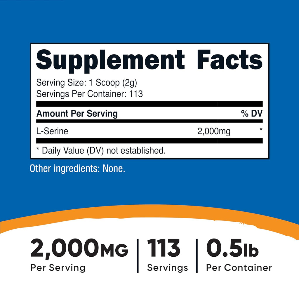 L-Serine supplement for muscle support