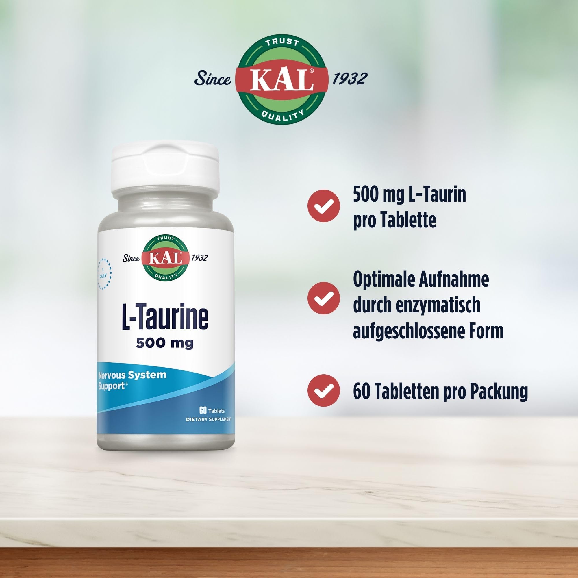 L-Taurine tablets to boost performance