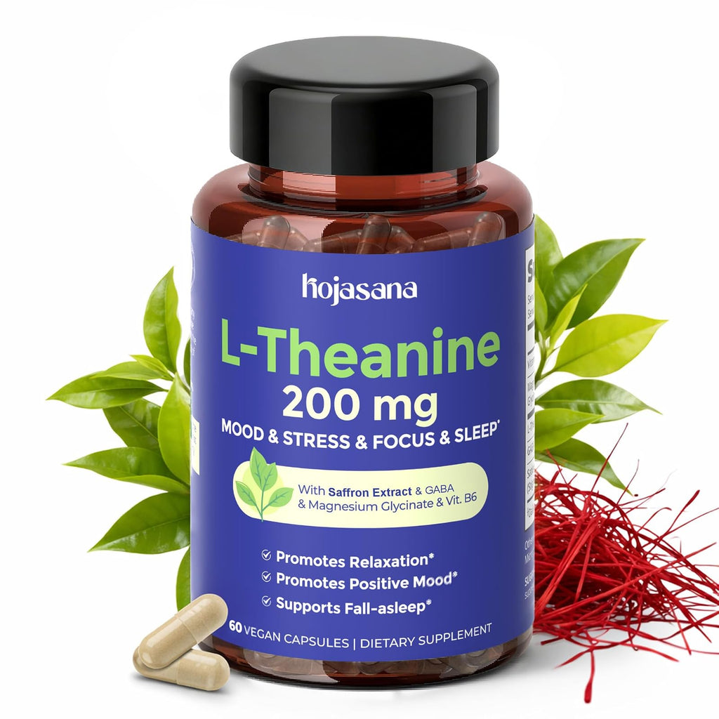 L-Theanine 200 mg calming capsules