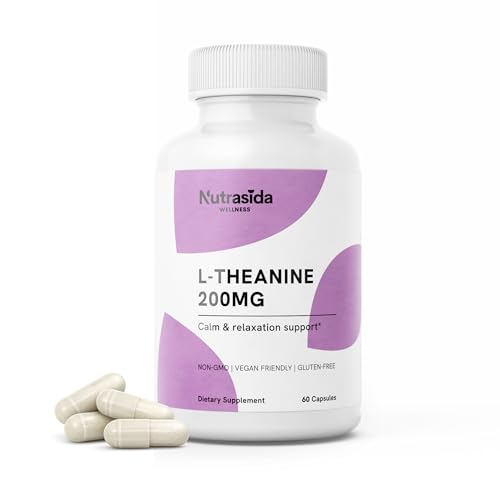 L-Theanine 200 mg stress relief capsules