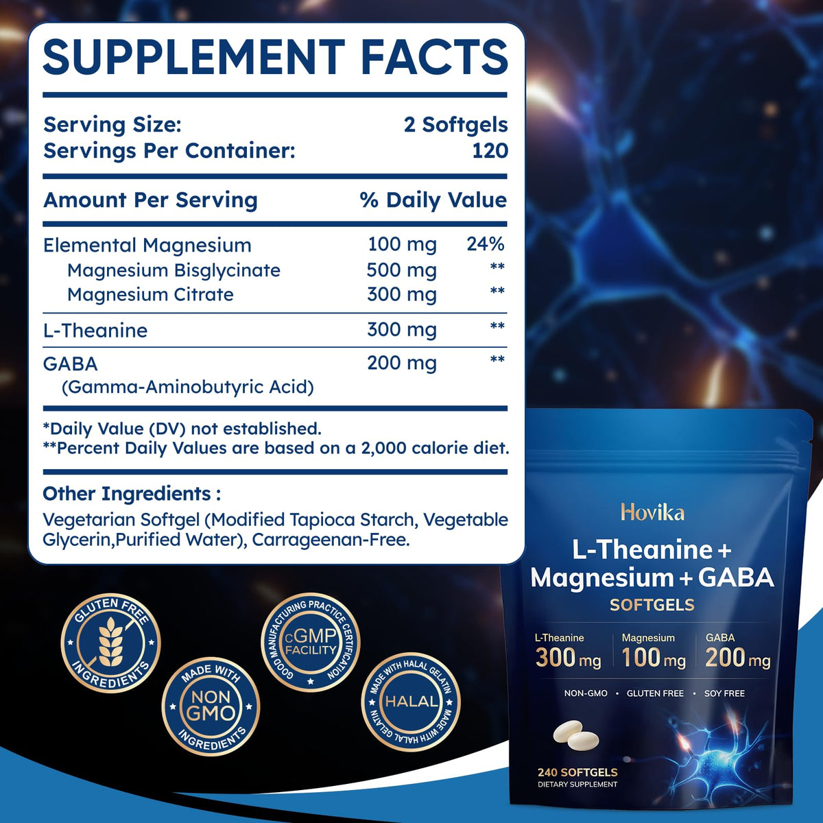 L-Theanine 60 count for daily wellness