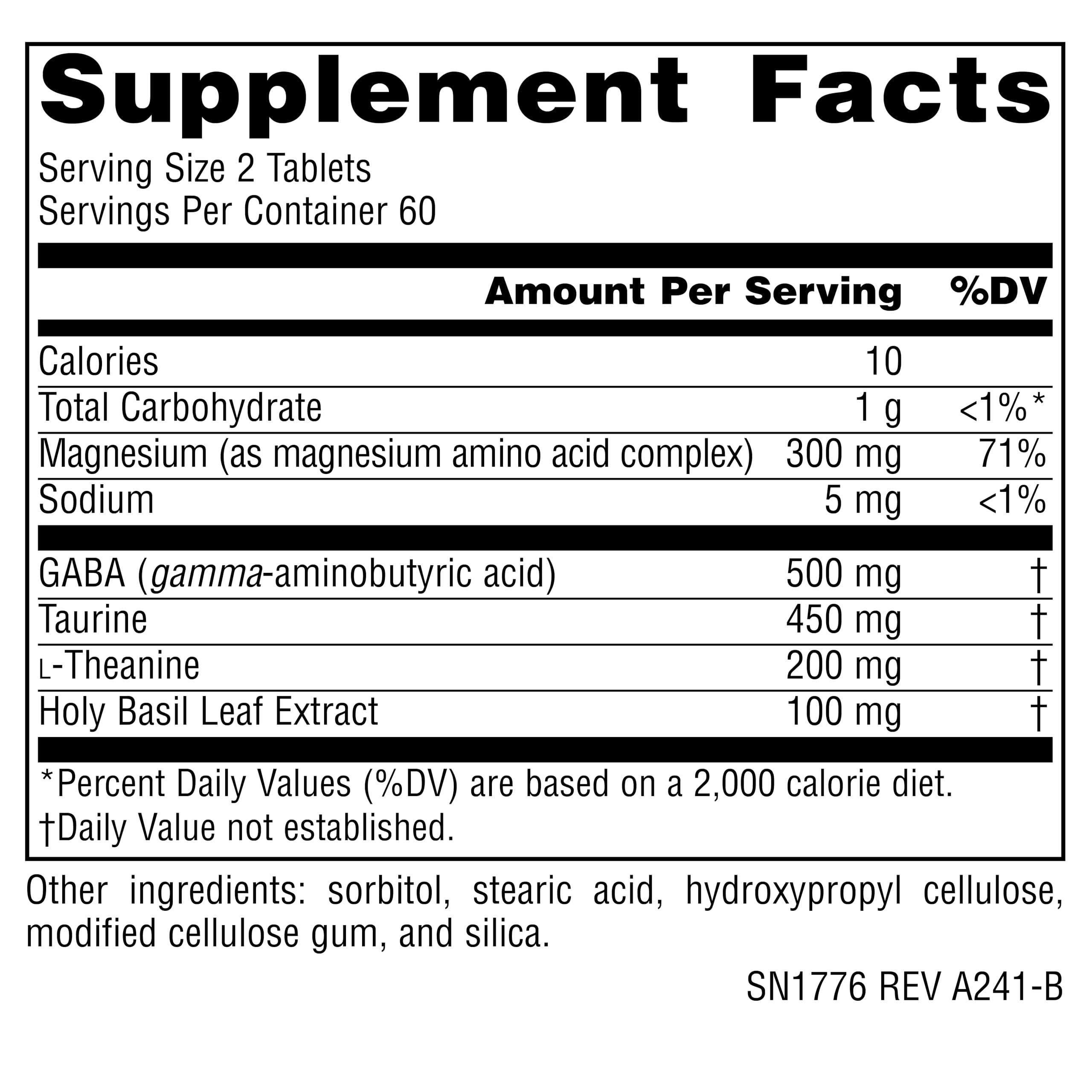 L-Theanine and magnesium for anxiety relief