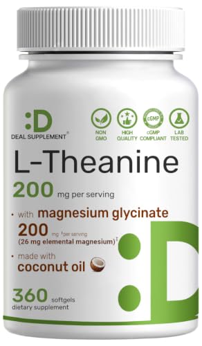 L-Theanine and Magnesium Glycinate softgels